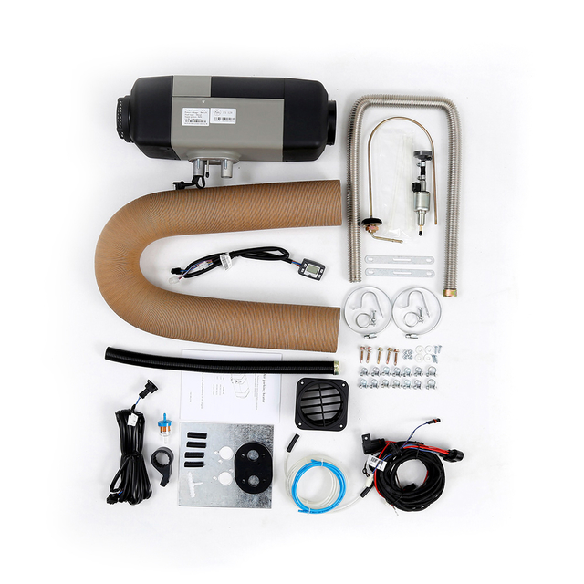 5KW 12V 24V Diesel Air Heater LCD Switch 5000m Working Altitude For Caravan