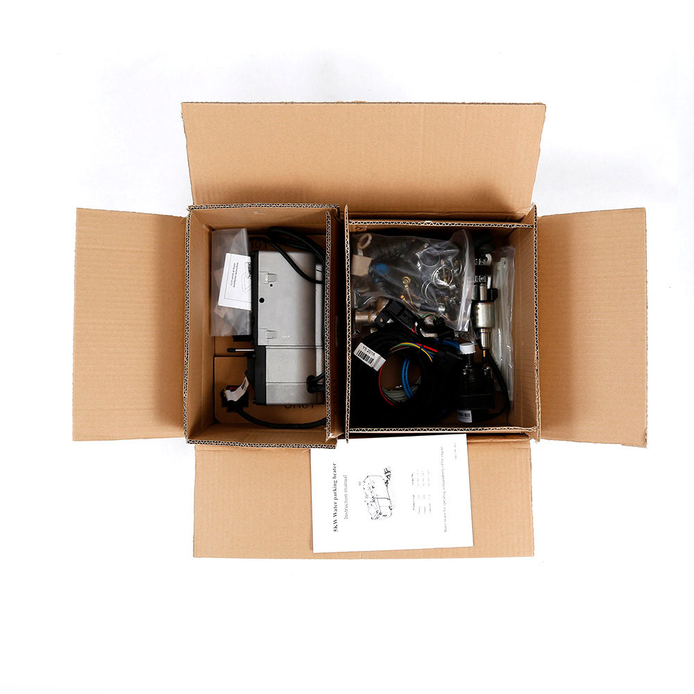 5KW 24V Diesel Coolant Liquid Heater LCD Switch 5000m Working Altitude