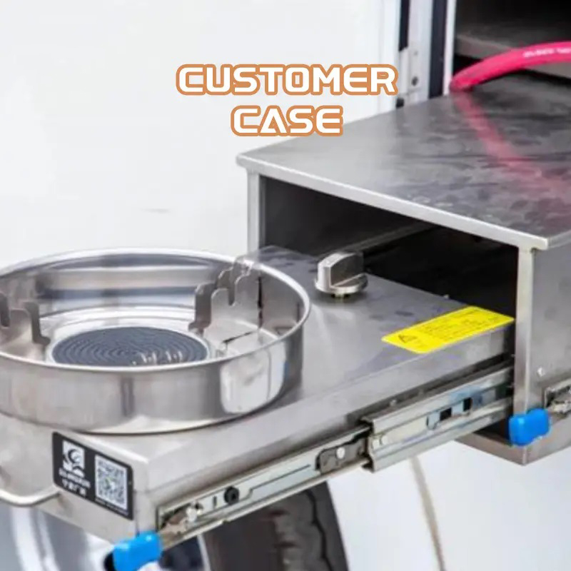 Mini Takeaway Kitchen Slide-out LPG Gas Stove Cooker For Camper Caravan ...